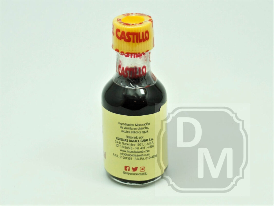 Extracto de Vainilla Natural El Castillo x 30ml – Dietetica Mari