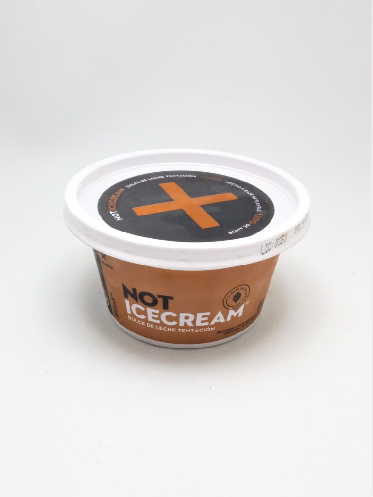 Not Icecream Dulce de Leche Tentación, Helado Vegano Sin TACC – NotCo x ...