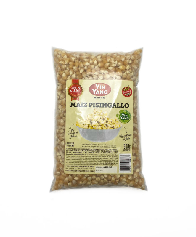 Maiz Pisingallo Reventón Sin TACC- Yin Yang x 500gr – Dietetica Mari